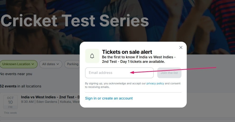India vs West Indies 2025: 2nd Test Match Tickets & Details