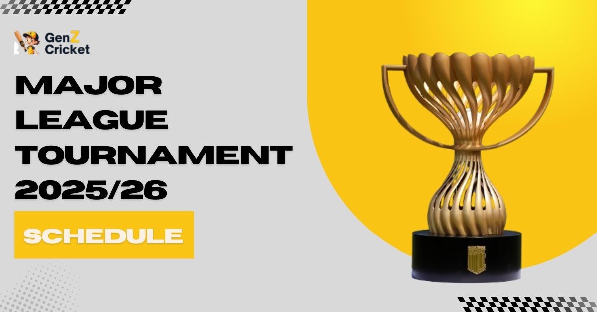 Major League Tournament 2026 Schedule: Matches & Venues