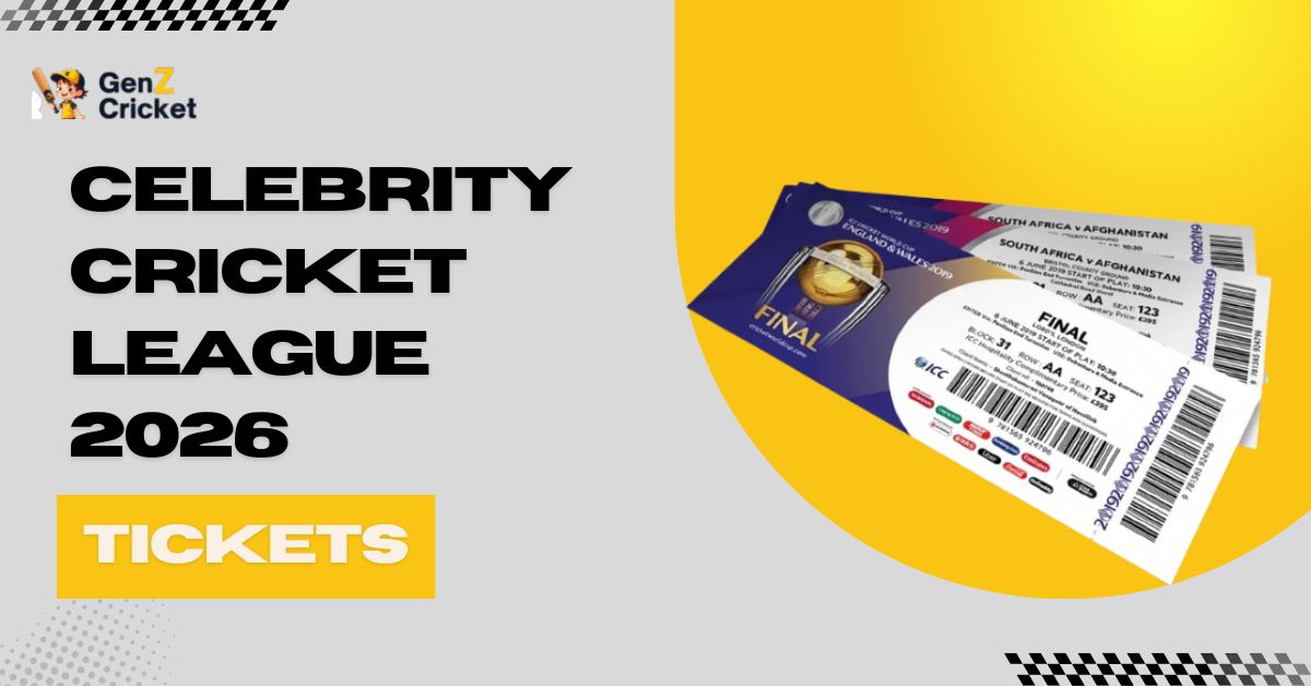 Celebrity Cricket League 2026 Tickets: Prices & Booking Info