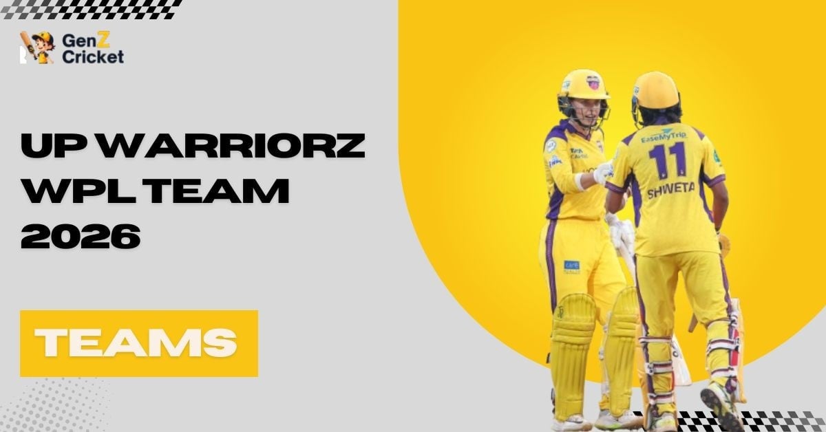 UP Warriorz WPL Team 2026: Full Squad, Captain & Players