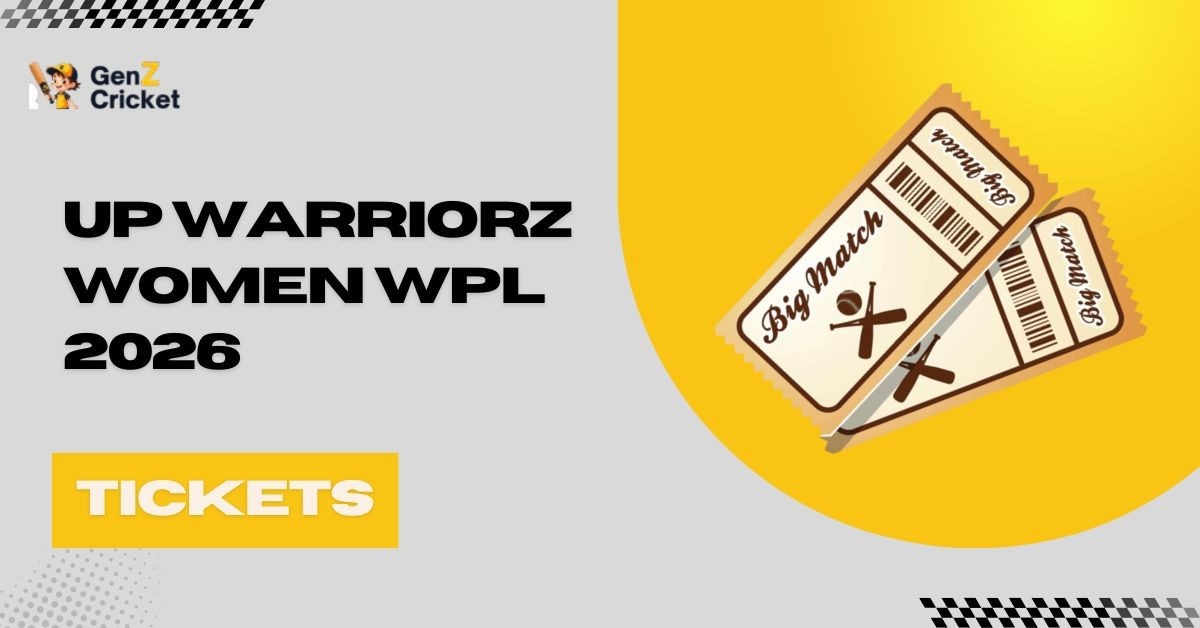 UPW WPL 2026 Tickets: Price, Venue & Availability