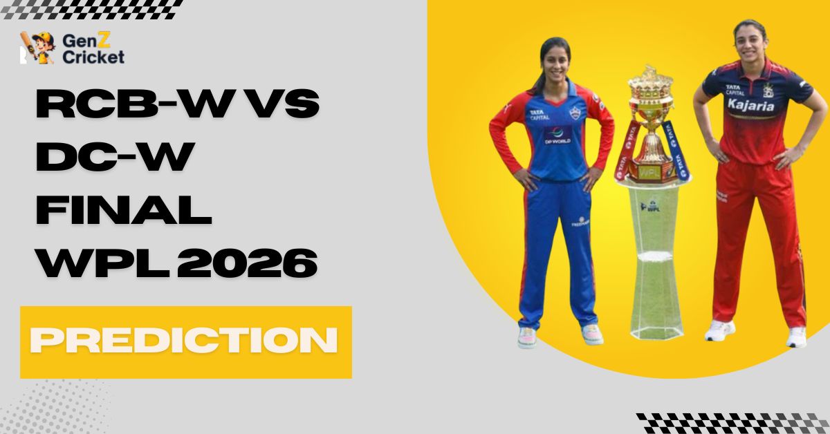 RCB-W vs DC-W Final WPL 2026 Match Odds & Prediction